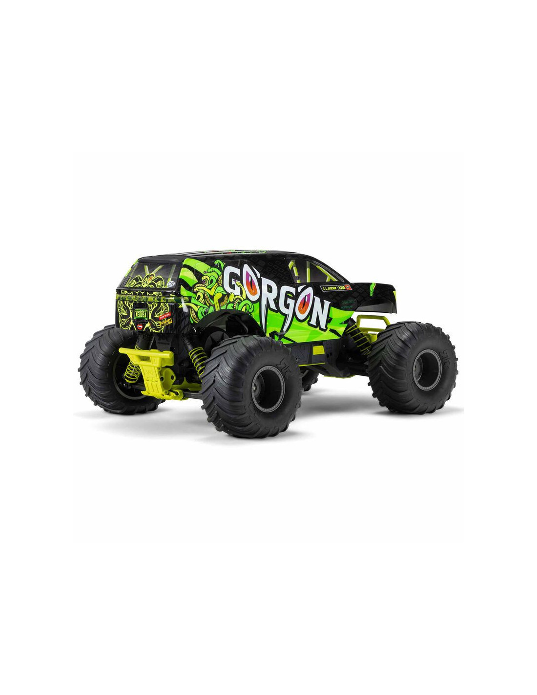 ARRMA 1/10 GORGON 2WD MEGA 550 MONSTER TRUCK AMARILLO RTR INCLUYE ...