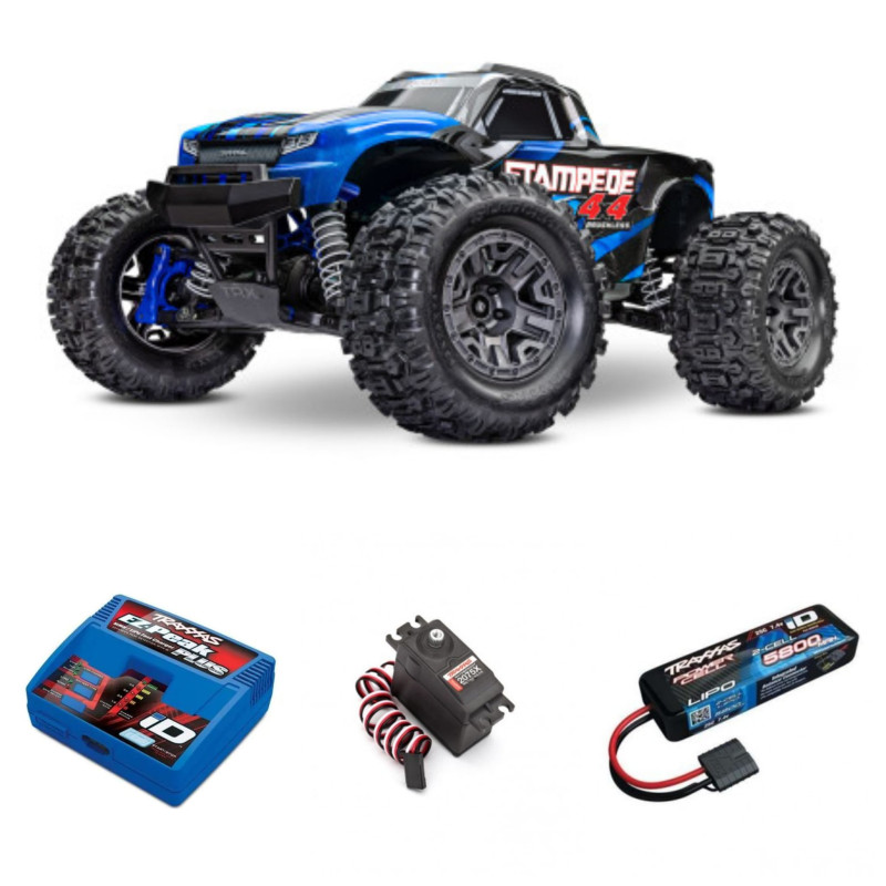 PACK TRAXXAS STAMPEDE 4X4 BL-2S BRUSHLESS+BATERIA LIPO 5800MAH 2S ...
