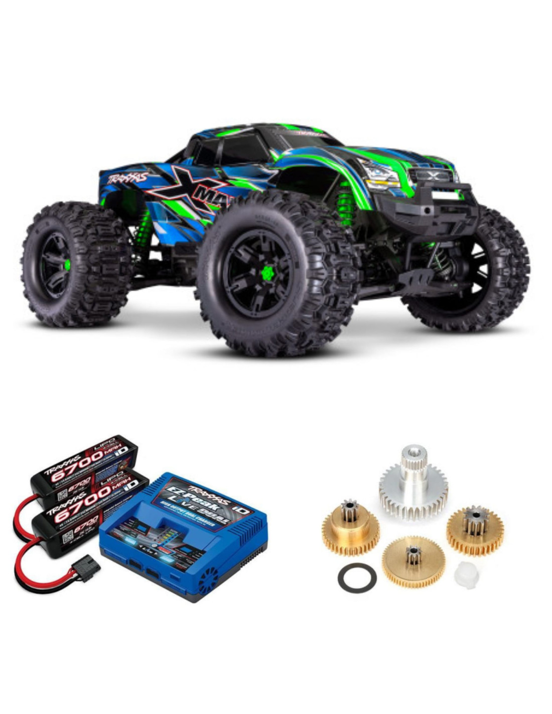 TRAXXAS XMAXX 4WD 8S CAMIÓN MONSTRUO BELTED 1/5 BRUSHLESS VERDE ...