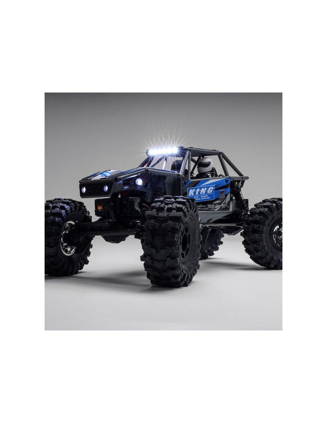 AXIAL 1/18 UTB18 CAPRA 4WS 4WD TRAIL BUGGY RTR CON BATERIA Y CARAGADOR,AZUL