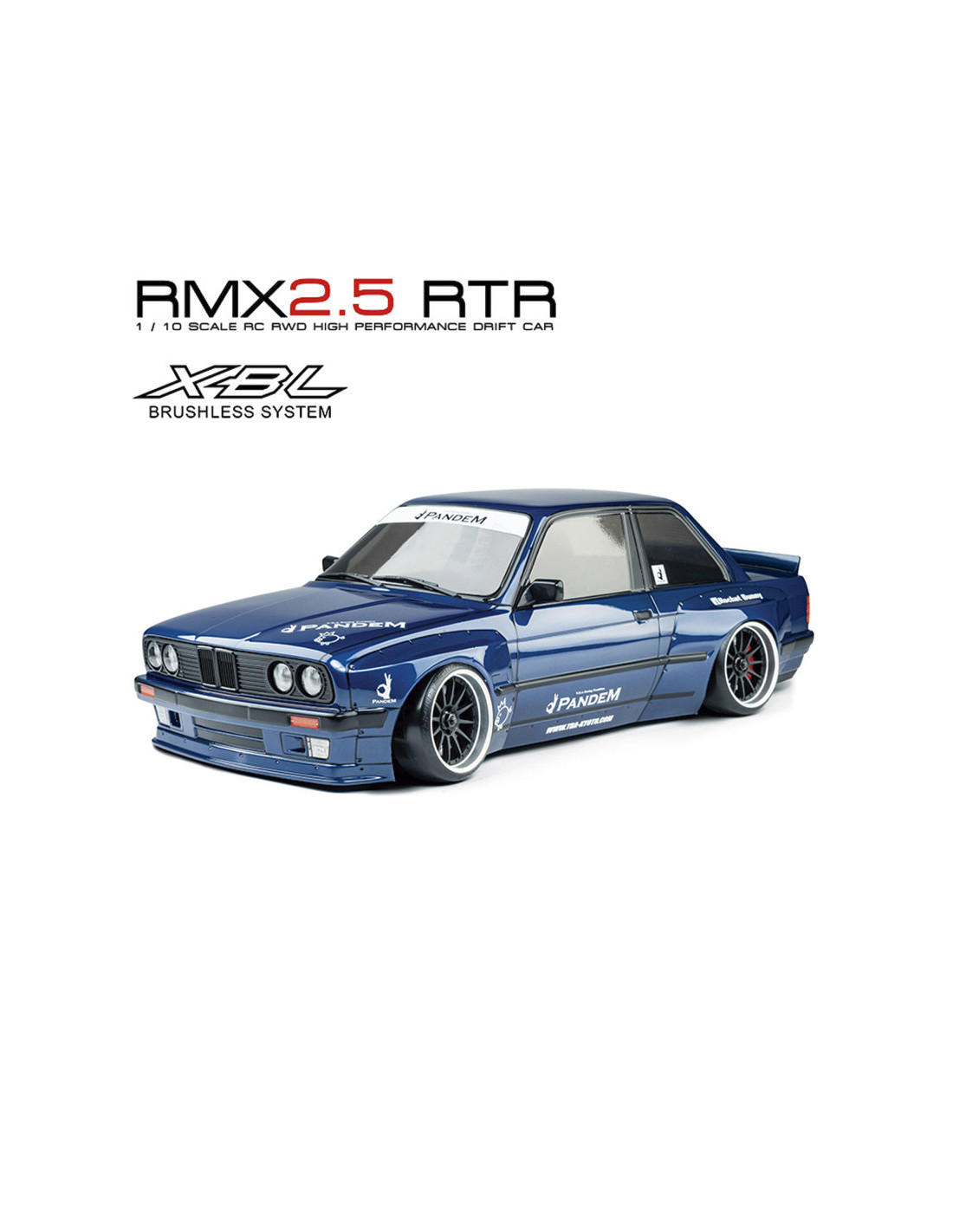 MST RMX 2.5 2WD 1/10 Drift Car RTR - Brushless 2.4G / Body E30RB (BMW ...