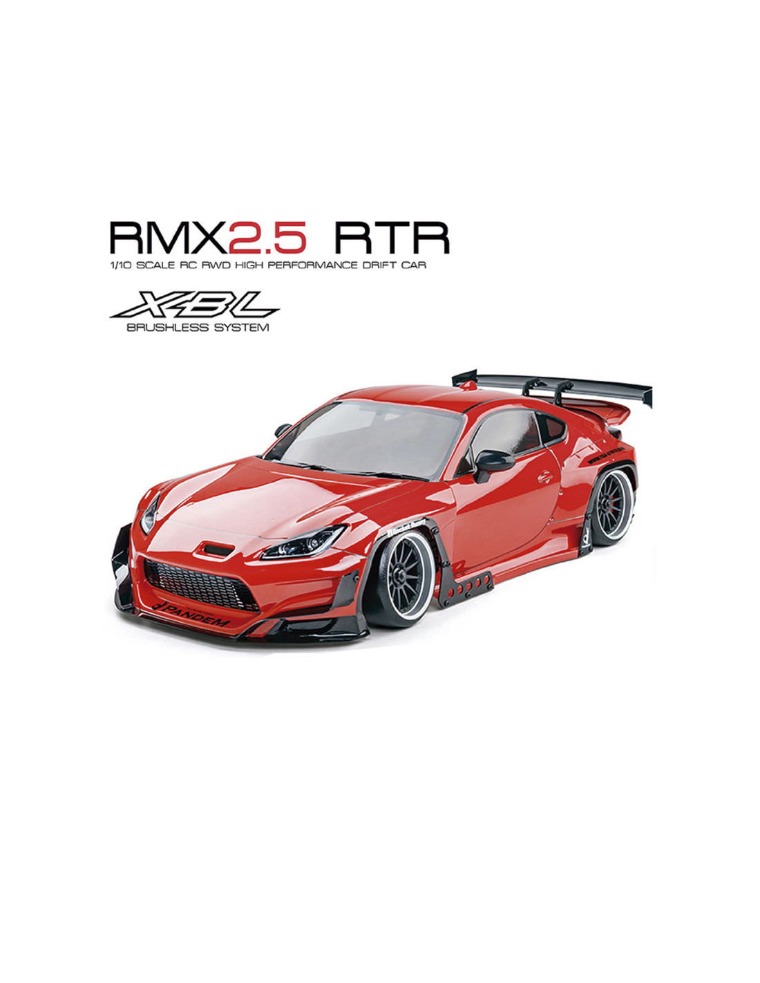 DRIFT MST RMX 2.5 RWD RTR GR86R ROJO BRUSHLESS